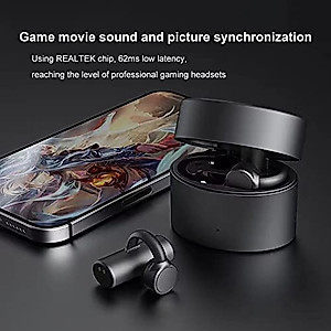 Bone Conduction Headphones Open Ear Headphones Wireless Bluetooth Earbuds Workout Bone Conducting Earphones with Mic Waterproof Headphones for Running Sports Cycling Gym Wireless Earbuds with Earhooks