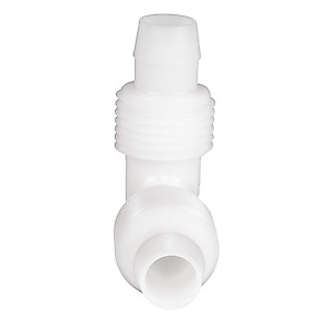 RecPro RV Plumbing Hardware | 06800 | 1/2" Compression Elbow | 90-Degree Fitting | Pex Pipe/Tubing Fittings (1 Fitting)