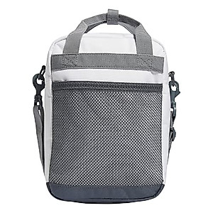 adidas Squad Insulated Lunch Bag, White/Orchid Fusion Purple, One Size