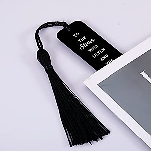 Bookmark Gift for Women Men Inspirational Merchandise Book Mark for Book Lovers Reader Birthday Christmas Inspirational Gift for Female Male Friends 1 PCS Double-Sided