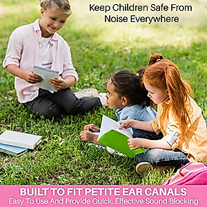 Foam Small Ear Plugs 50 Pair - 30dB for Small Ear Canal Noise Cancelling Disposable Soft for Kids Women Children Baby Toddler Side Sleepers Music Work Concert Airplane Bulk Ear Protection