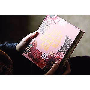 NIV, Artisan Collection Bible, Cloth over Board, Pink Floral, Designed Edges under Gilding, Red Letter, Comfort Print