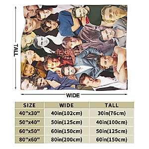 Blanket Leonardo Dicaprio Soft and Comfortable Wool Fleece Throw Blankets for Sofa Office car Camping Yoga Travel Home Decoration Cozy Plush Beach Blanket Gift