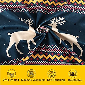 Sigmat Chair Cushion Washable Seat Cushion for Dining Room, Desk, Kitchen,Office 16"x16.5", 1 Pack, 2 Deers