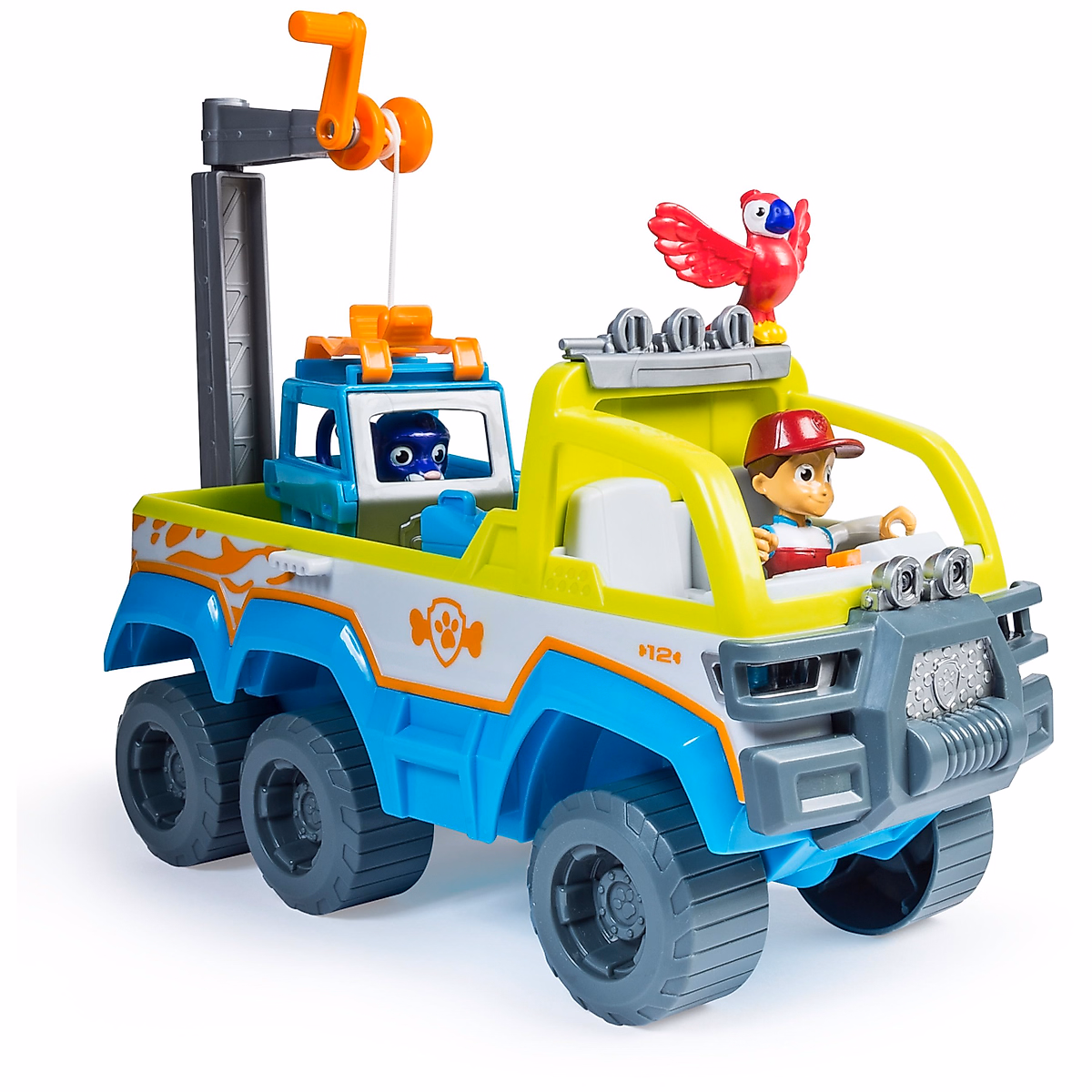 Paw Patrol Jungle Rescue PAW-Terrain Vehicle with Ryder and Animal Action Figures and Lights and Sounds (Amazon Exclusive) Kids Toys for Ages 3 and up