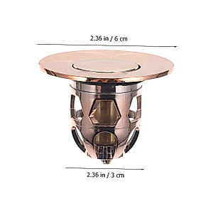 FONDOTIN 2Pcs Bathtub Drain Plug Bathroom Sink Stopper Basin Drain Stoppers for Drainage and Hair Catching Bathtubs and Sinks