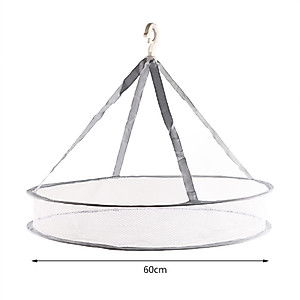 ZLXHDL Sweater Drying Rack, Flat Folding Herb Drying Rack Mesh Clothes Hanging Dryer Single-Layer Sweater Drying Rack for Heavy Sweaters Knitting Shirt Underwear Socks