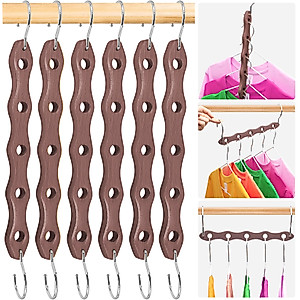 HEYHOUSE Closet Organizers and Storage,College Dorm Room Essentials,Multifunctional Closet Organizer Magic Space Saving Hangers for Wardrobe