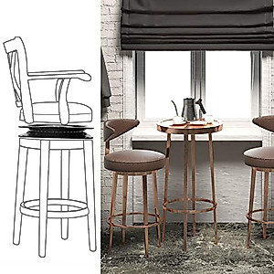 2 Pack 7 Inch Heavy Duty Bar Stool Swivel Replacement for Recliner Chair, Square Swivel Mechanism for Furniture, Seat Swivel Base Bar Stool Swivel Mount Plate, Ball Bearing Swivel Boat Seat, Black