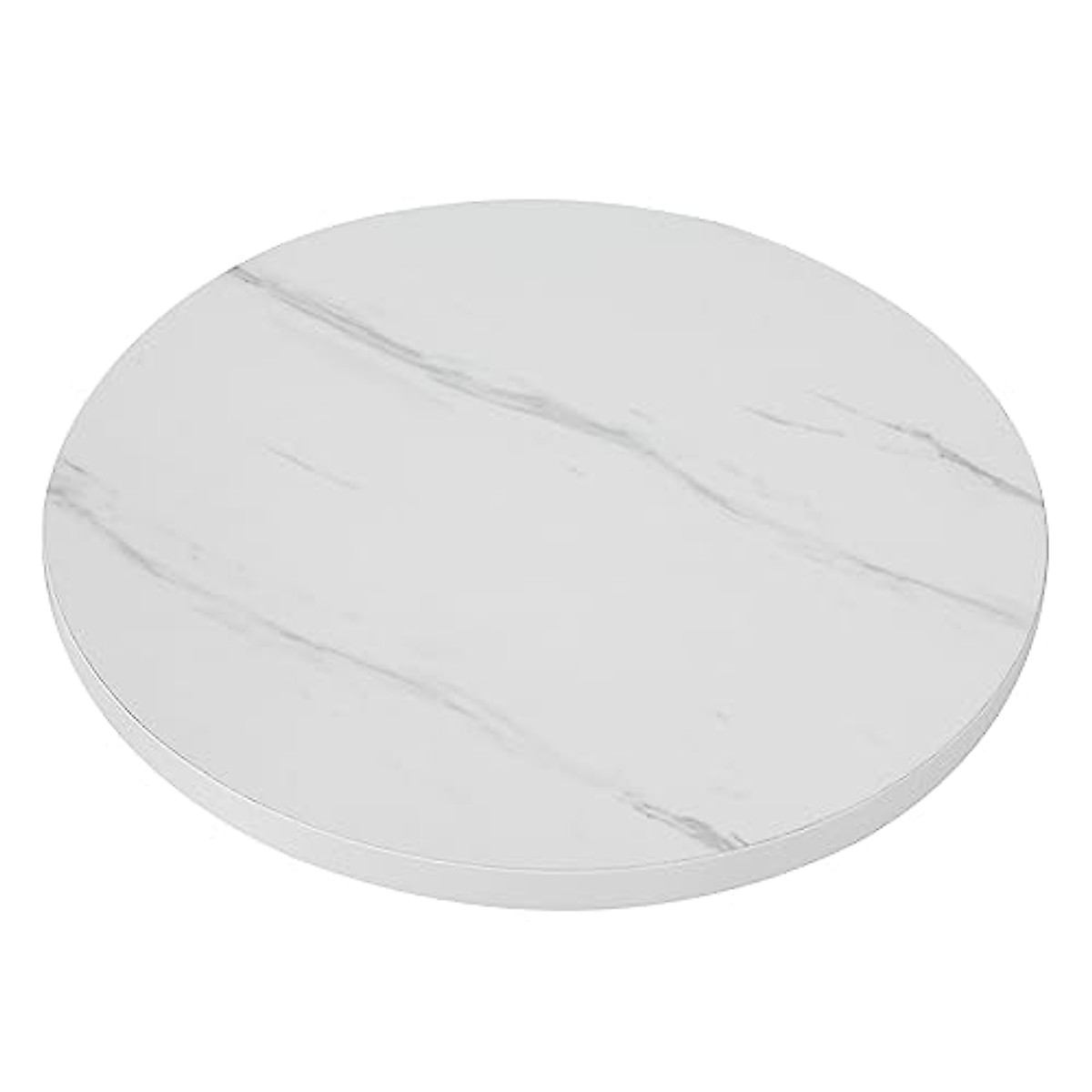 Yardwe Table Turntable Spices Turntable Round Kitchen Organizer Turntable Organizer grazing Tray Susan Cupboard Susan Organizer Seasoning Pot Rack Wood Planks Dining Table to Rotate White