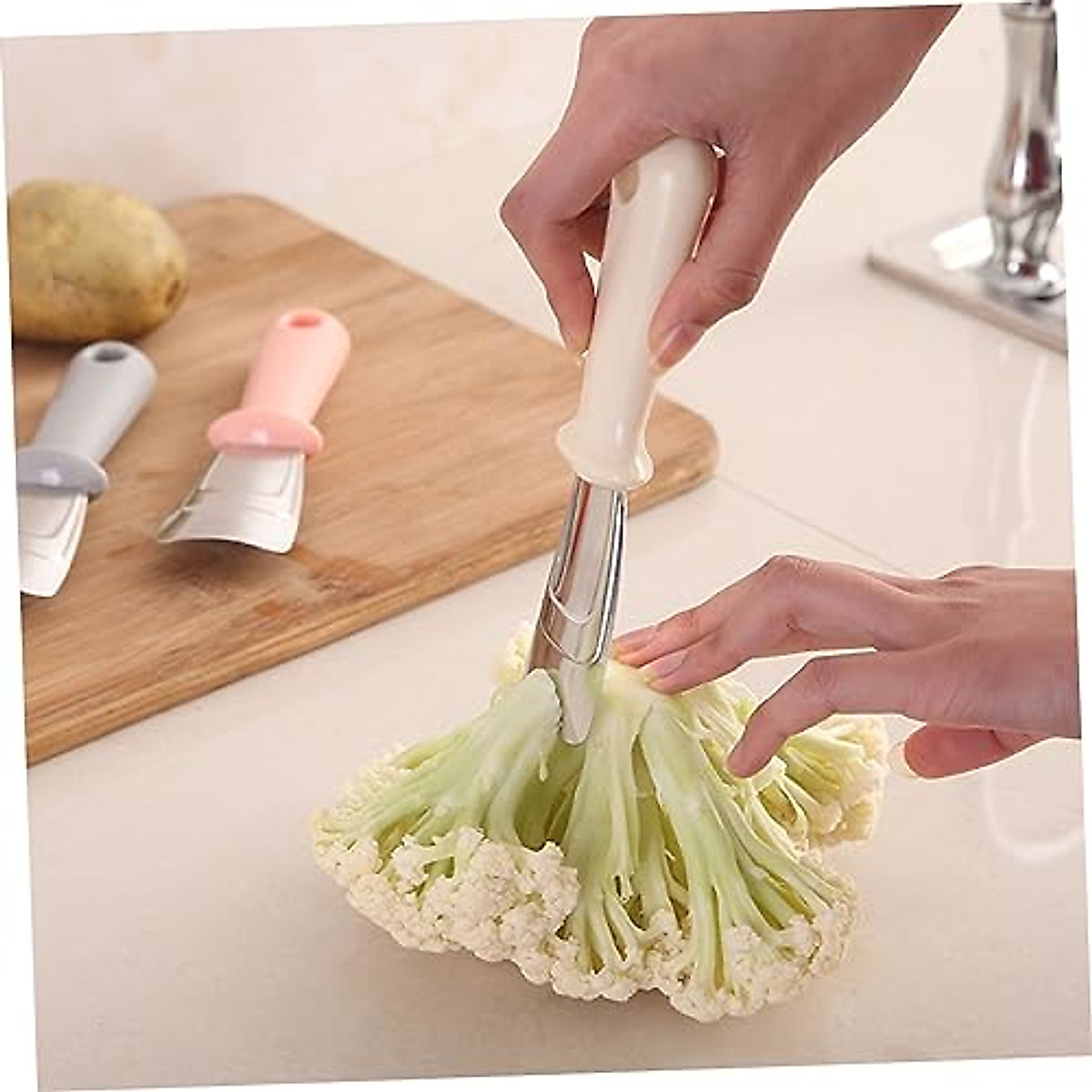 Vaguelly 5pcs Refrigerator ice removal shovel Fridge ice removal scraper stainless steel refrigerator stainless steel shovel refrigerator ice scraper clean deicing shovel deicer Ice shovel