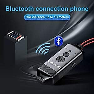 Wireless Bluetooth Call Recorder Device, Cellphone Phone Conversation Recording Headphone Voice Recorder Function Earphone for Android iPhone iPad Skype Whatsapp Audio Calls