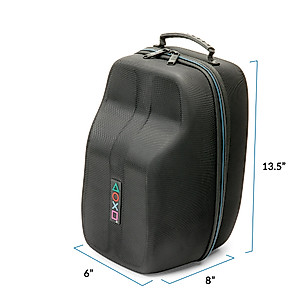 Sony PlayStation VR Headset and Accessories Carrying Case – Protective Deluxe Travel Case – Black Ballistic Exterior – Official Sony Licensed Product