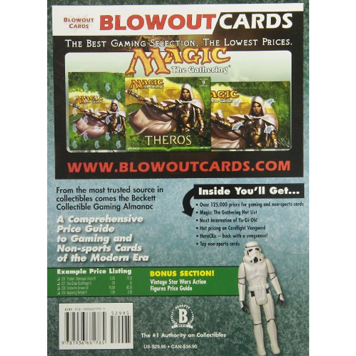 Beckett Collectible Gaming Almanac: A Comprehensive Price Guide to Gaming and Non-Sports Cards, 2013 Edition