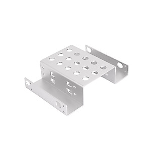 Qtqgoitem 2.5" to 5.25" SSD Mounting Adapter Bracket Hard Drive Holder (model: 192 c15 b3d 7de c34)