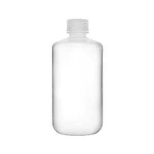 EISCO 12PK Reagent Bottles, 250ml - Narrow Mouth with Screw Cap - Polypropylene - Translucent Labs