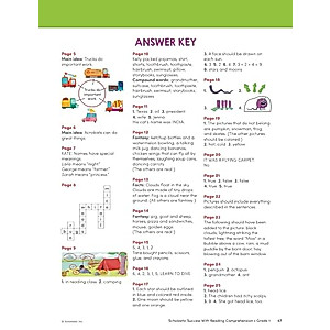 Scholastic Success with Reading Comprehension Grade 1 Workbook (Scholastic, Grade 1)