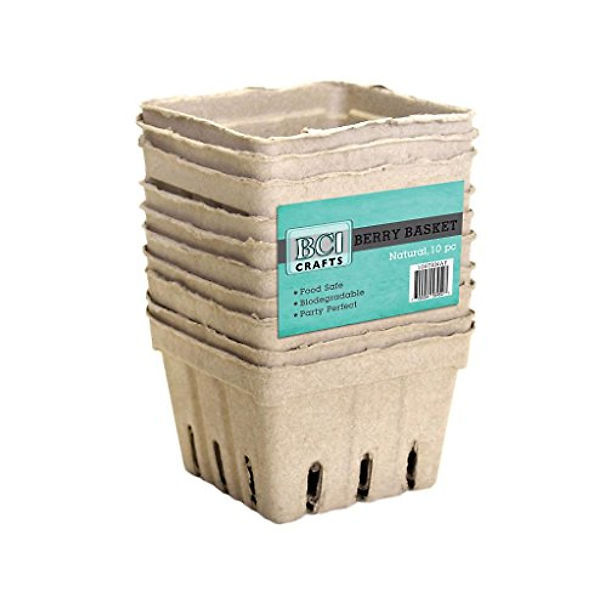 BCI Crafts Berry Basket 10pc Natural