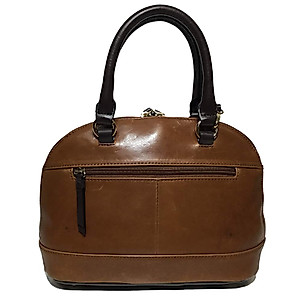 Tignanello Vintage Leather Andromeda Mini Dome Crossbody, Etched Rust