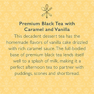 The Republic of Tea Downton Abbey Mrs. Patmore's Pudding Tea, 36 Tea Bags, Caramel Vanilla Black Tea