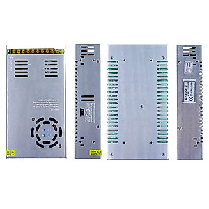 ALITOVE 5V 60A 300W Power Supply Transformer Adapter Converter AC110V/220V to DC 5V 60amp LED Driver for WS2812B WS2811 WS2801 APA102 LED Strip Pixel Light CCTV Camera Security System