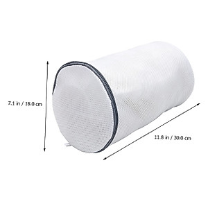 PRETYZOOM 2pcs Shoe Bag Sock Sneakers Wash Machine Bag Laundry Mesh Bags Travel Laundry Bag Laundry Bag for Travel Washing Machine Bag Bra Washer Bag Dryer Shoe Washing Bag White Polyester