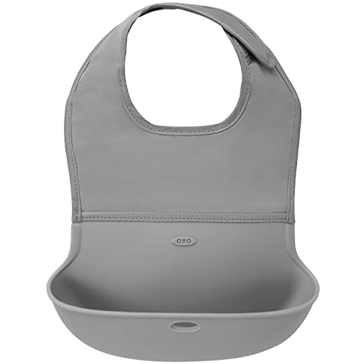 OXO Tot Roll-Up Bib- Gray