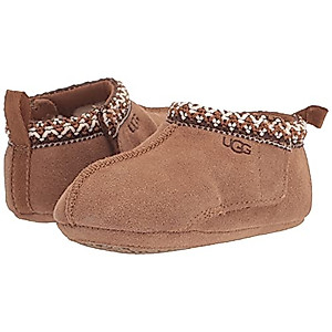 UGG Baby Tasman Beanie Slipper, Chestnut, US 2-3 Unisex Infant