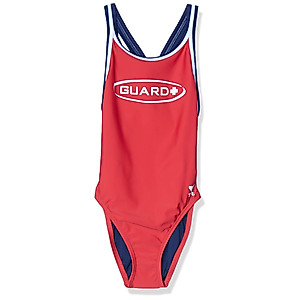 TYR Guard Dimaxback Swimsuit, Red, 28