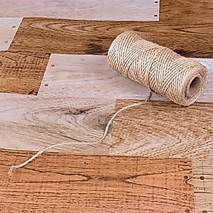 300 ft Heavy Duty Natural Color Twine Jute String for Industrial Packing Material, Arts & Crafts, Gift Wrapping, Garden Planting, School Project Supplies