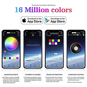 POOCCI Pool Lights for Above Ground Pools Waterproof 33FT Color Changing USB Power LED Pool Lights Around Swimming Pool Pond and Bathtub