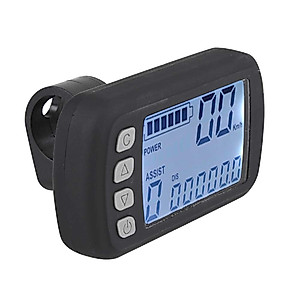 Vikye Brushless Motor Controller, 36V/48V 250W/350W LCD Controller Panel Kit for E-Bike Electric Bike Scooter, Brushless Controller(36V/48V 250W/350W)