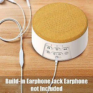 UNEGROUP White Noise Machine, 29 HiFi Soothing Nature Sounds, Timer, Volume Control, Sleep Sound Therapy for Baby & Adults