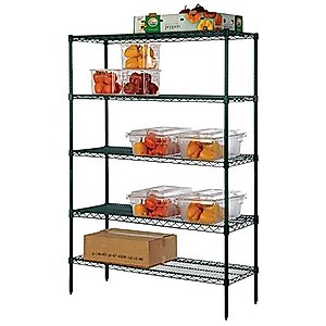Omega 18" Deep x 24" Wide x 63" High 5 Tier Freezer Starter Shelving Unit