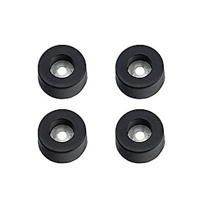 KROYWACHS DJ Speaker Cabinet Rubber Feet for Speaker Cabinets and Flight Case， Repair Kit Accessories Woofer 4PCS 38x19mm for Home Theater Karaoke