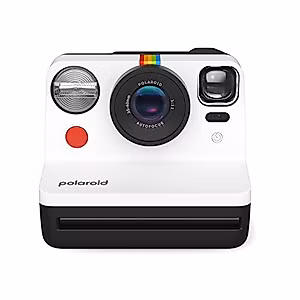 Polaroid Now 2nd Generation I-Type Instant Film Camera - Black & White (9072)