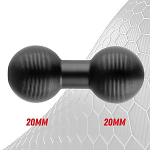 Aluminum Elbow Connector for Attaching Multiple Mounting Arms with 20mm Socket Sizing - 20mm to 20mm