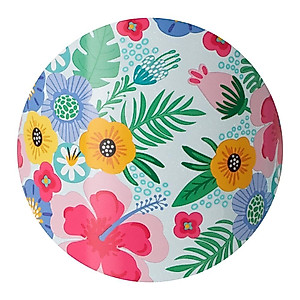 Swig Life 24oz Party Cup, Stackable Insulated Party Cups with EZ Flow Lid, Cup Holder Friendly, Dishwasher Safe, Stainless Steel, Large Travel Tumbler for Hot and Cold Drinks (Island Bloom)