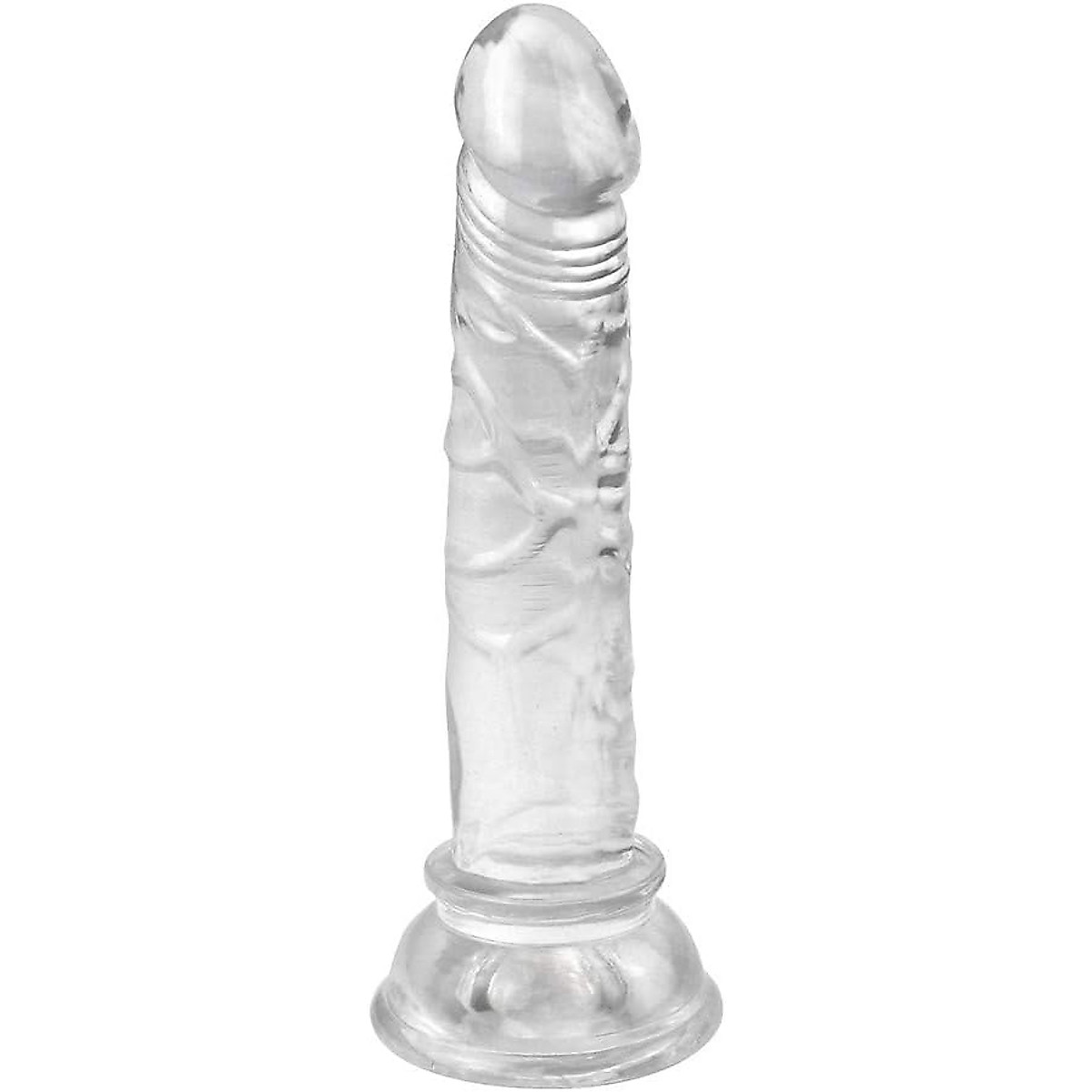Realistic Dildo 5.7 inch, Clear Dildo with Strong Suction Cup for Hands-Free Play, Soft Material Adult Sex Toys for Beginner and Couple Portable z33