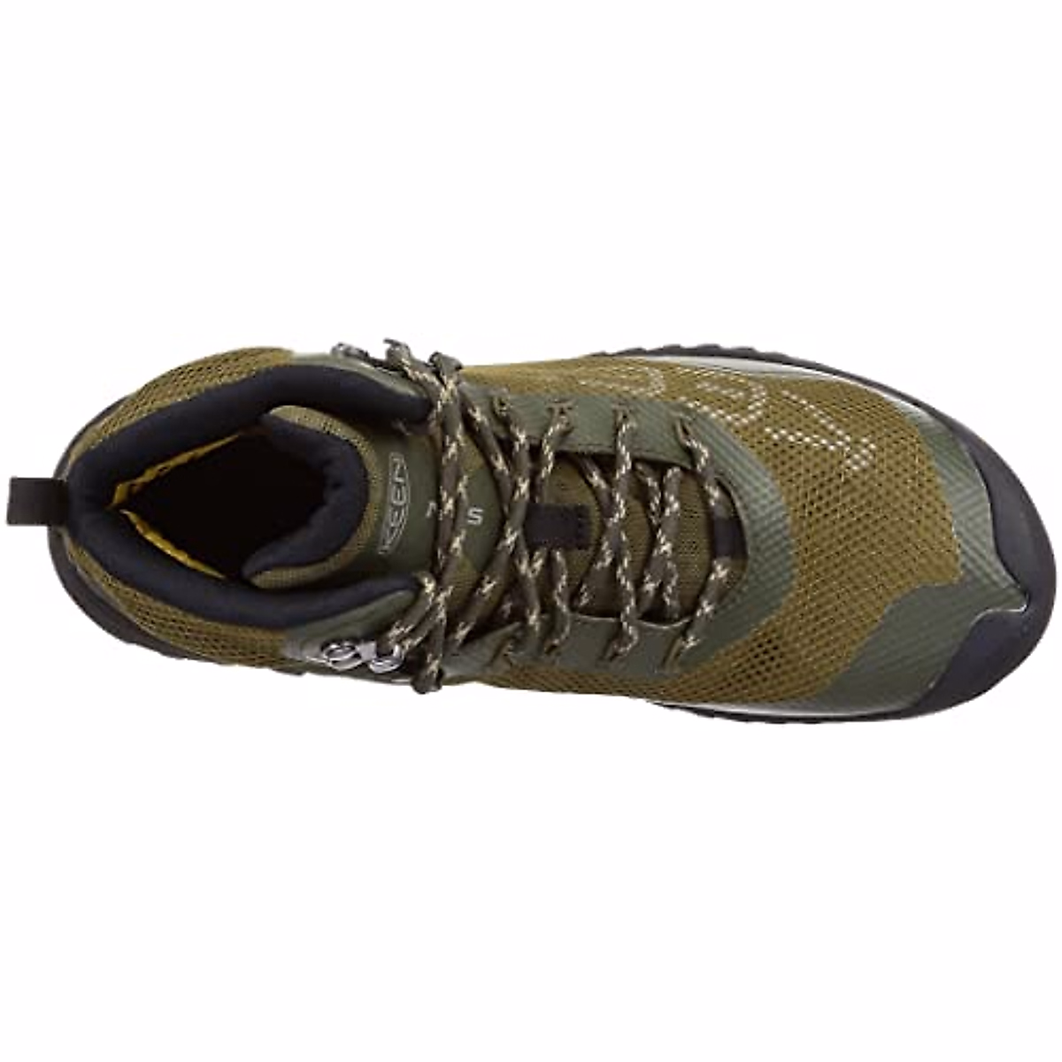 KEEN Men's NXIS Evo Mid Height Waterproof Hiking Boots, Forest Night/Dark Olive, 12