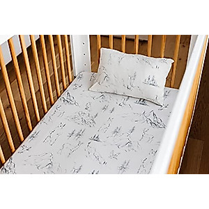 Pobibaby - 2 Pack Premium Toddler Pillowcase - Ultra Soft Jersey Knit - Crib Pillow, Kids Pillow, Travel Pillow Case Cover (Explore)