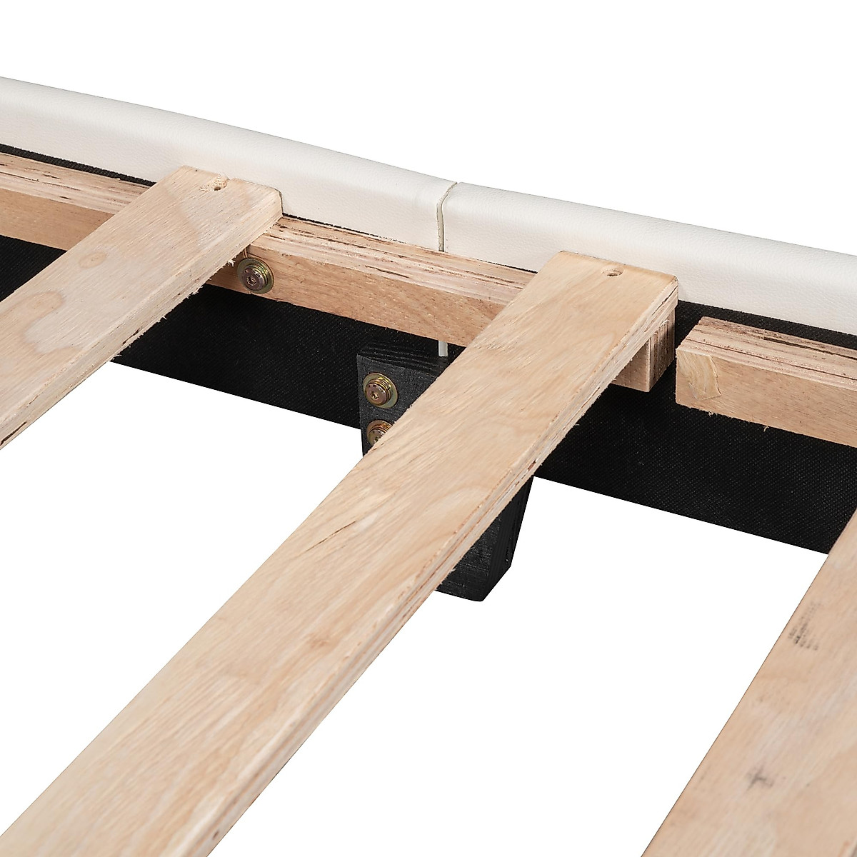 Upholstered Platform Bed, Pink Cute Cartoon Elements Princess Bed Fun Bed, Wood Twin Size Bed Frame with Crown Shaped Headboard, Kids Bedroom Furniture Cute Bed Upholstered Bed