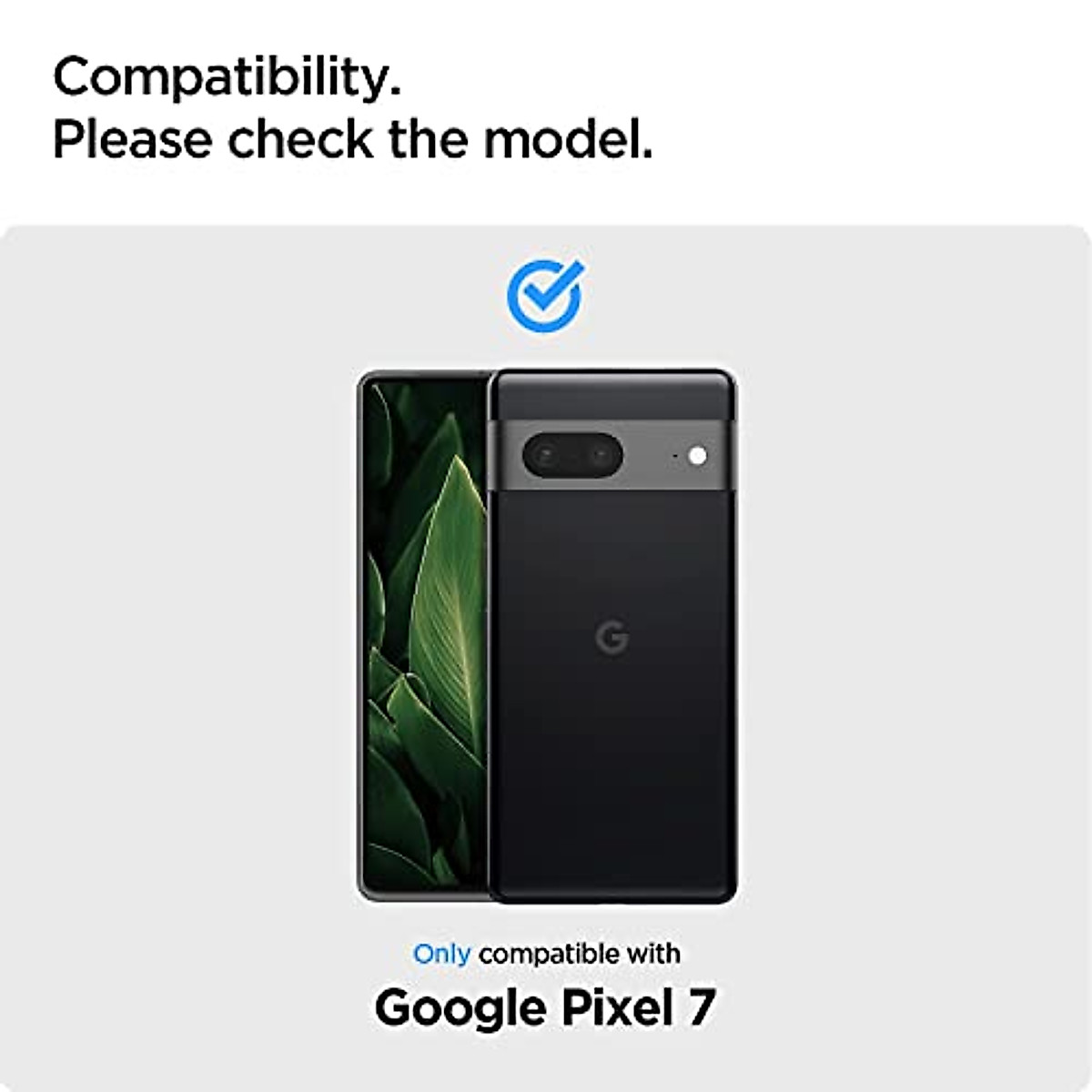 Spigen Tempered Glass Screen Protector [GlasTR AlignMaster] designed for Pixel 7 [Case Friendly] - 2 Pack