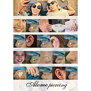 Tiny Silver Nose Ring hoop - 24 gauge snug Nose Hoop thin nose Piercings hoops - nose piercing rings