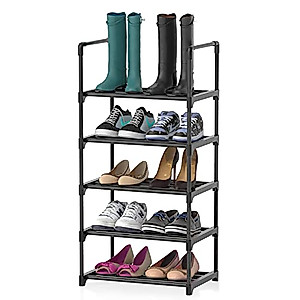 Mavivegue Shoe Rack,10 Tier Shoe Rack Shoe Rack 5 Tier Shoes Rack for Closet Entryway