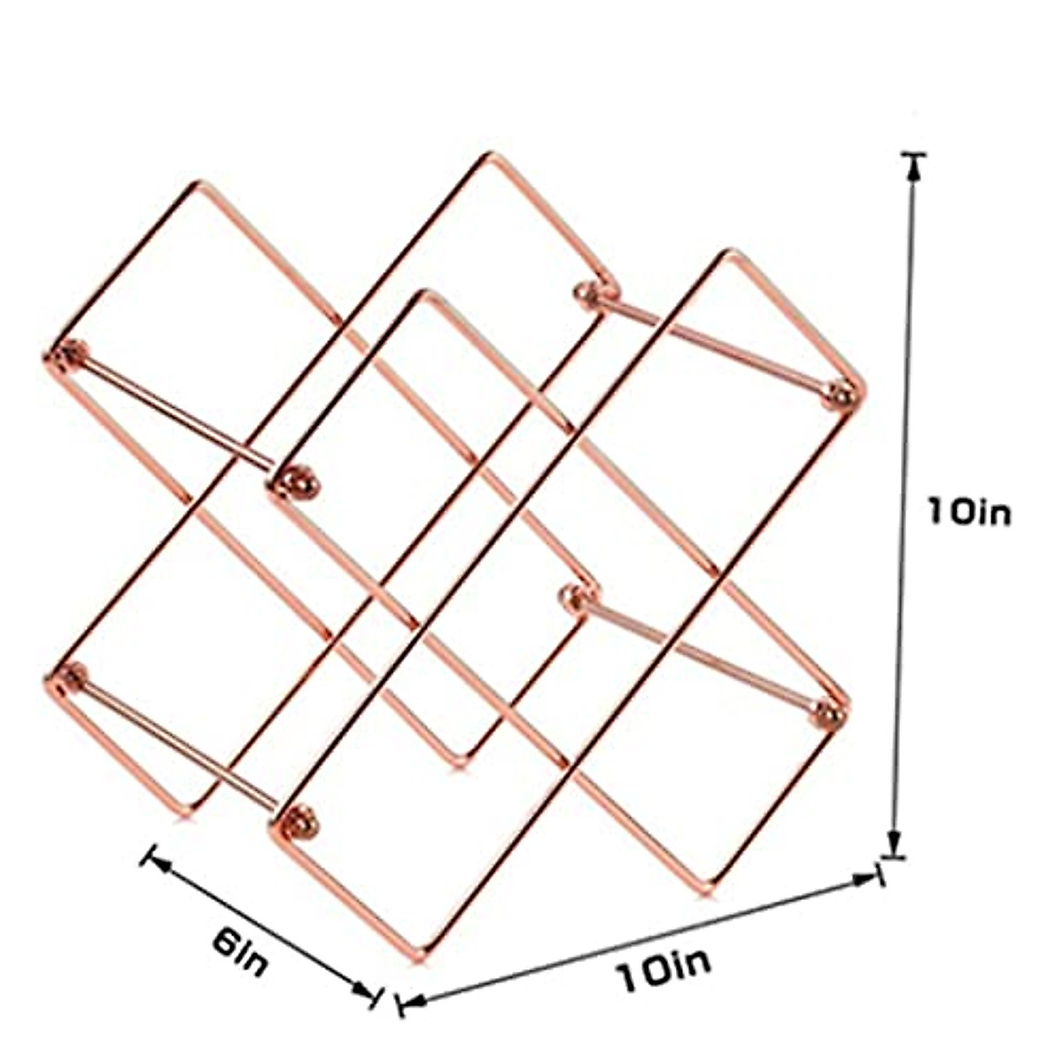 DOUBA Metal Wine Rack countertop Wine Bottle Rack for red and White Wine Champagne Rack for Home bar