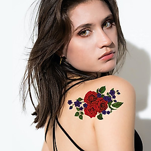 Printable Temporary Tattoo Paper for Inkjet Printer - 8.5"X11", 10 SHEETS - DIY Personalized Image Transfer Sheet for skin