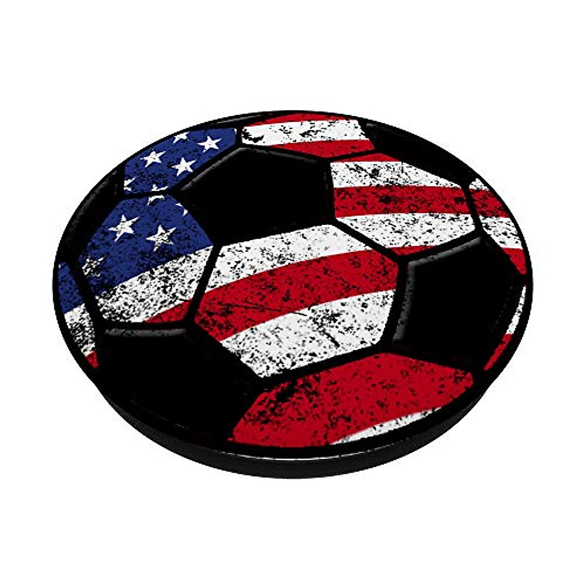 Soccer USA Flag Player Christmas Birthday Gift PopSockets PopGrip: Swappable Grip for Phones & Tablets