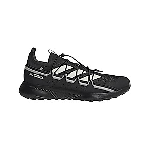 adidas Men's Terrex Voyager 21 Travel Hiking Shoe, Black/Chalk White/Grey, 11.5