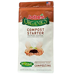 Jobe's Organics 09926 Fast Acting Fertilizer Compost Starter, 4 Pound